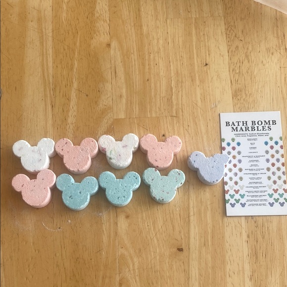 Disney | Bath & Body | Mickey Mouse Shaped Bath Bombs Set Of 9 Basin ...
